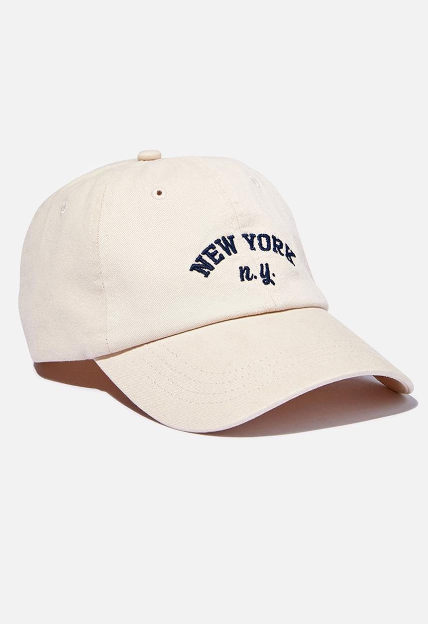 Classic dad cap - new york ny/ecru