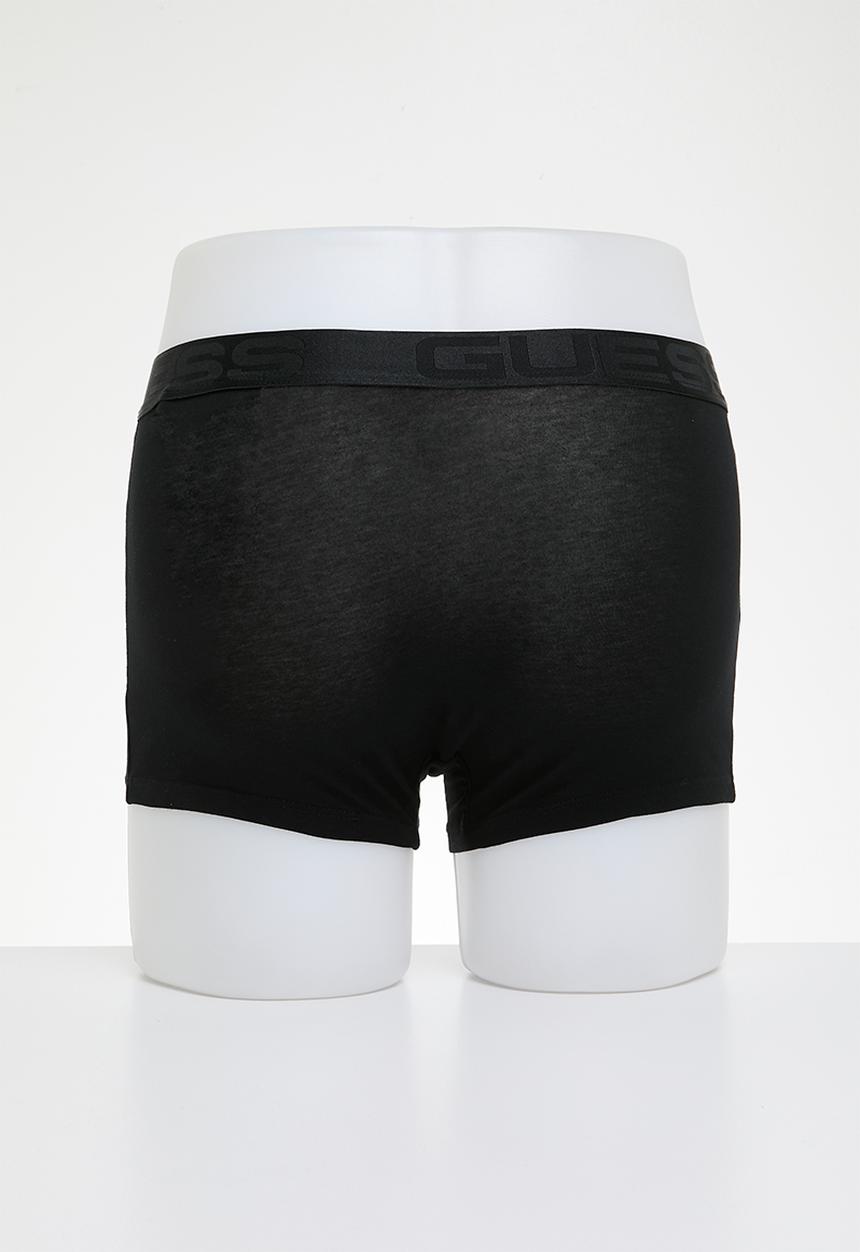 Joe boxer trunk 3 pack - jet black a996