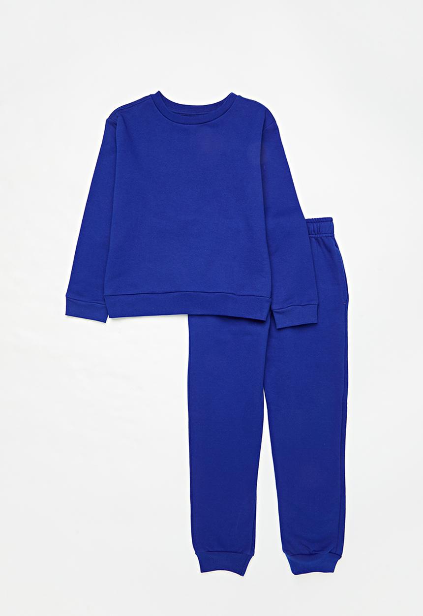 Plain tracksuit set - blue