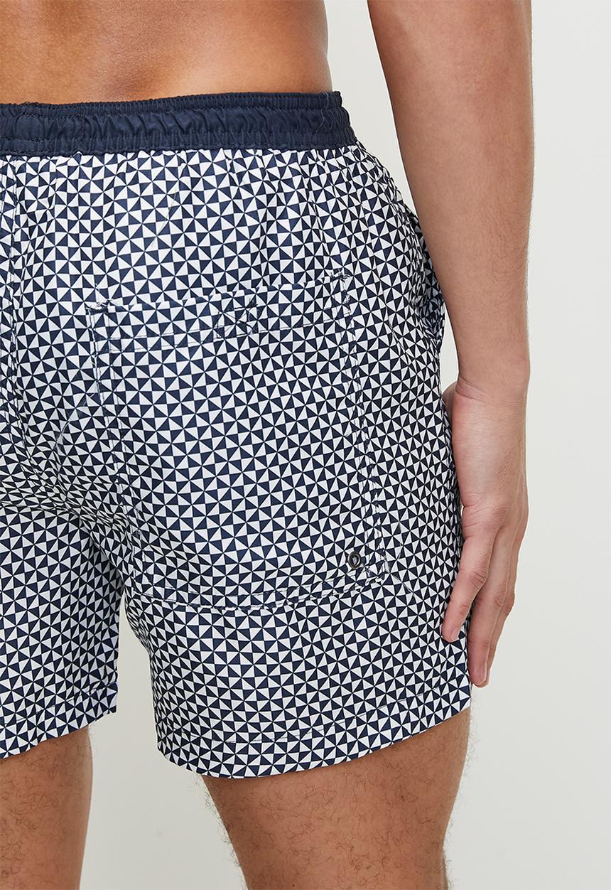 Swimwear - Navy/White Print4
