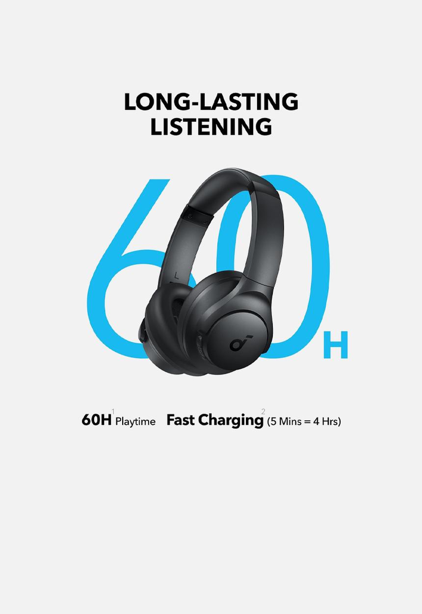 Soundcore Q11i Headphones Dark Grey