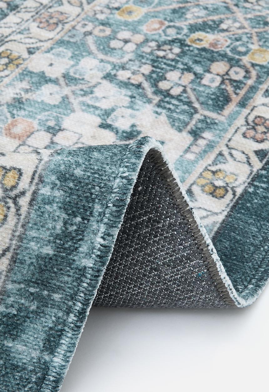 Eve Gilded Antique Rug - Charcoal