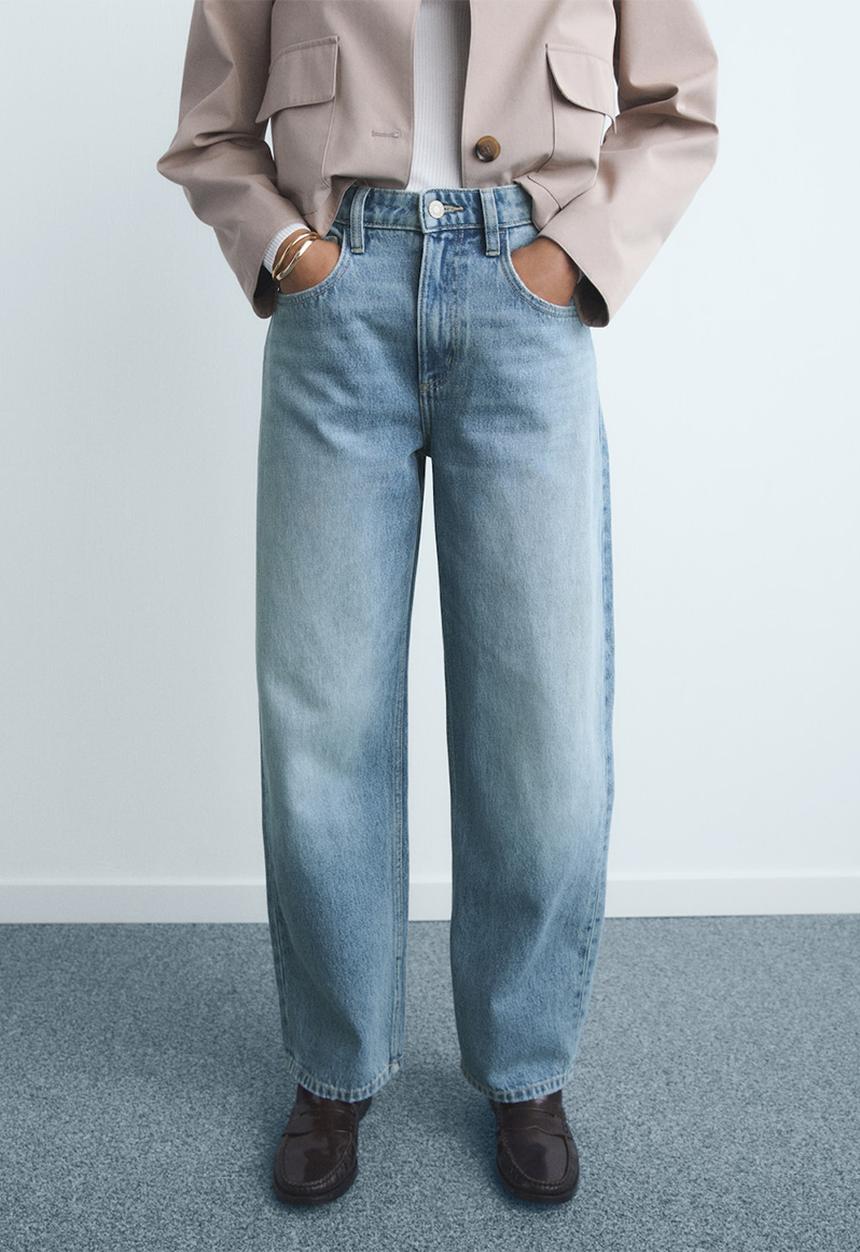 Jeans bet - open-blue