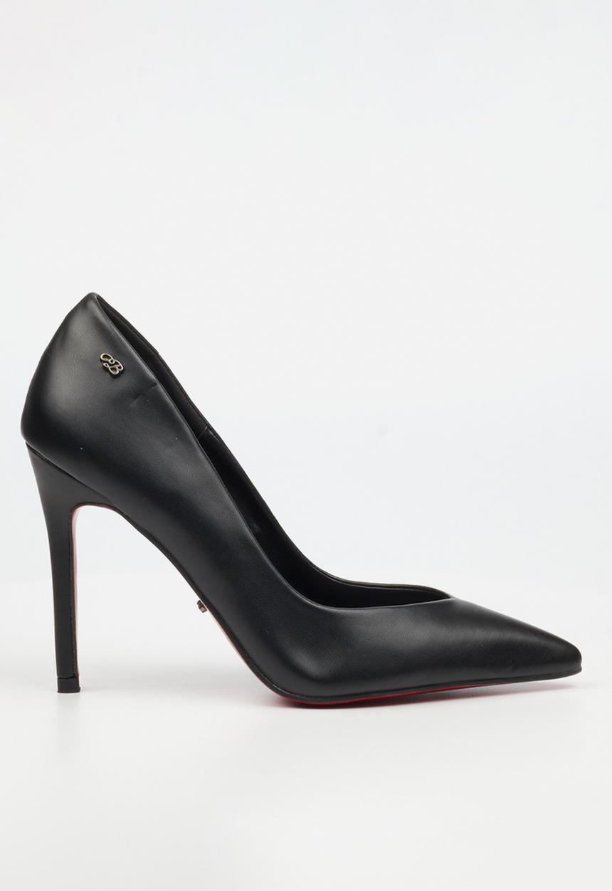 Lola 61 v-cut heel - black