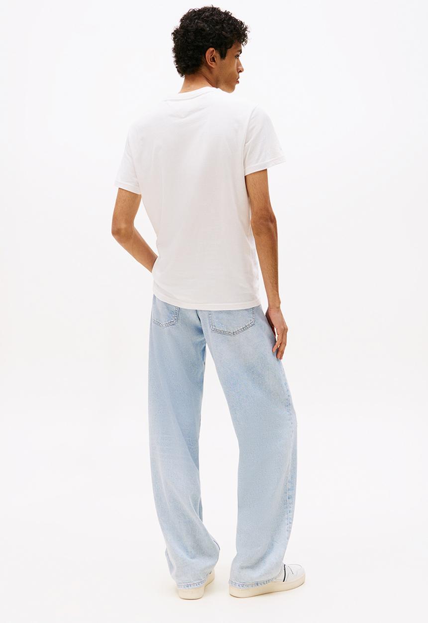 Tjm Slim Rwb Flag Tee Ext - Ancient White