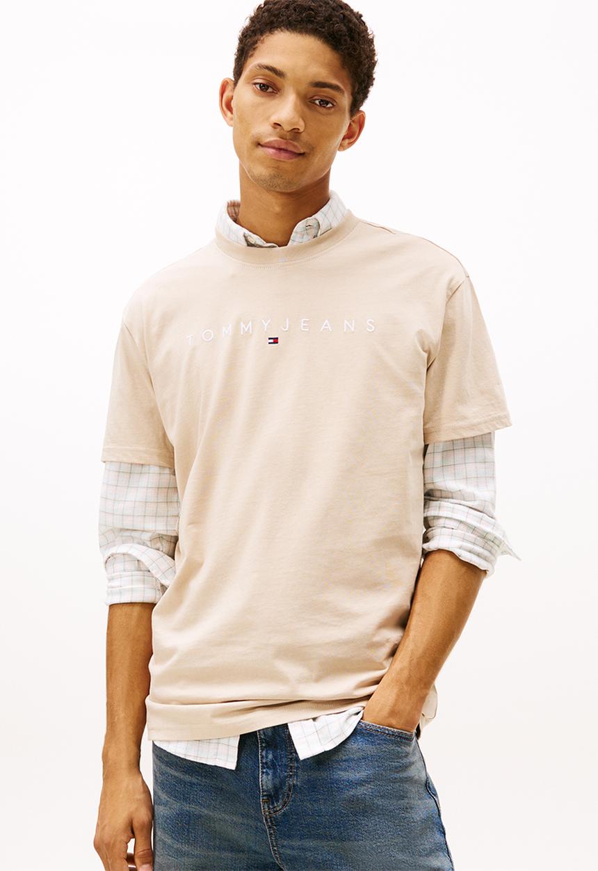 Tjm Reg Linear Logo Tee Ext - Gulf Sand