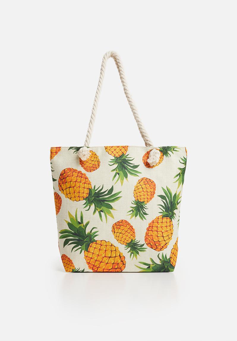 Pineapple Shopper Bag Multi-colour