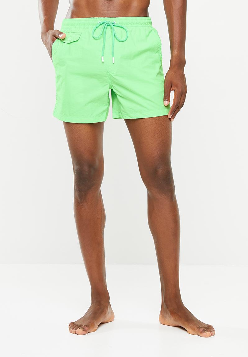 Plain swimwear shorts - mint