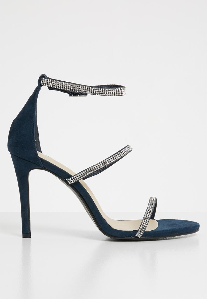 Diamante heel - blue