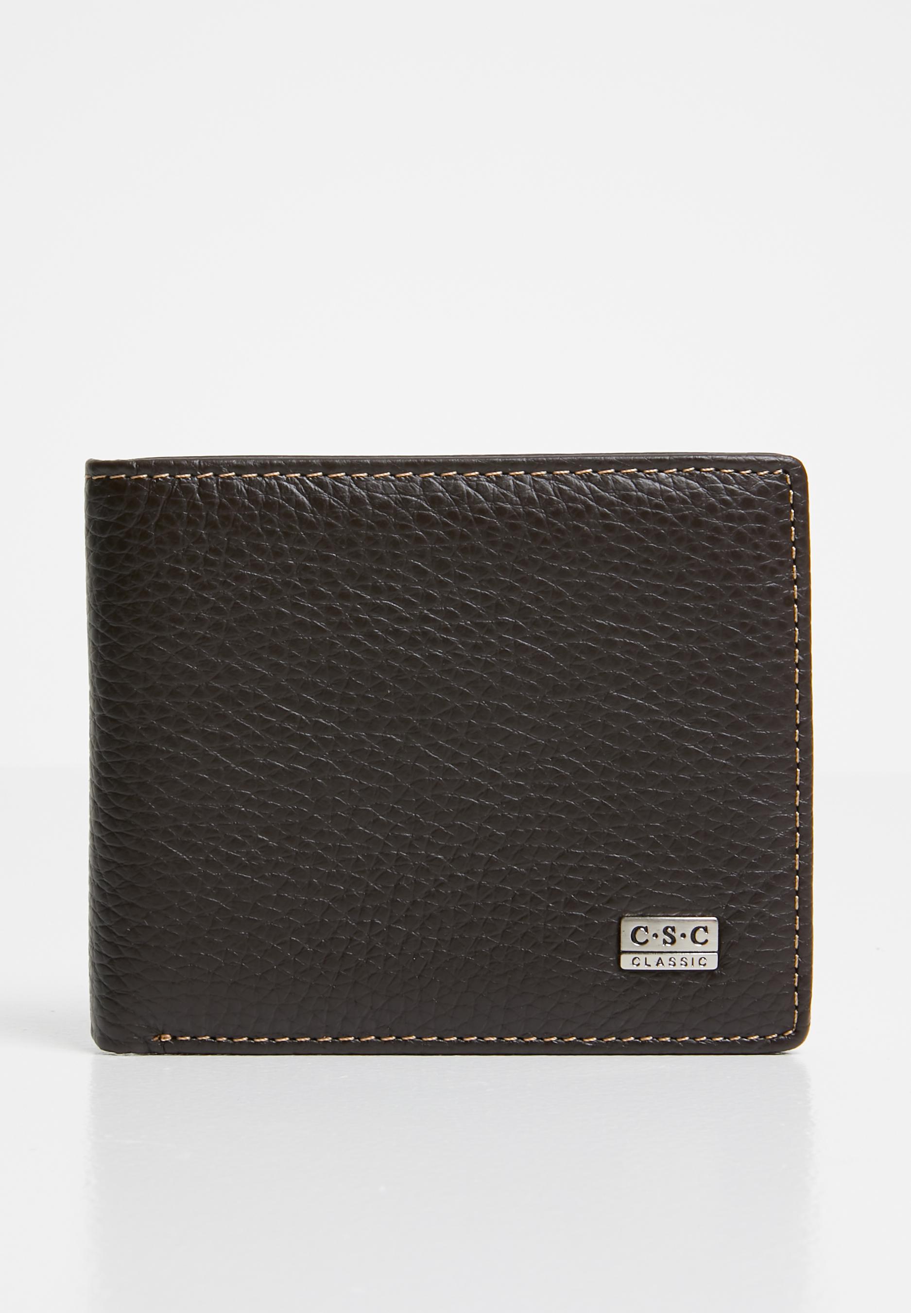 Bifold faux leather wallet - brown STYLE REPUBLIC Bags & Wallets ...