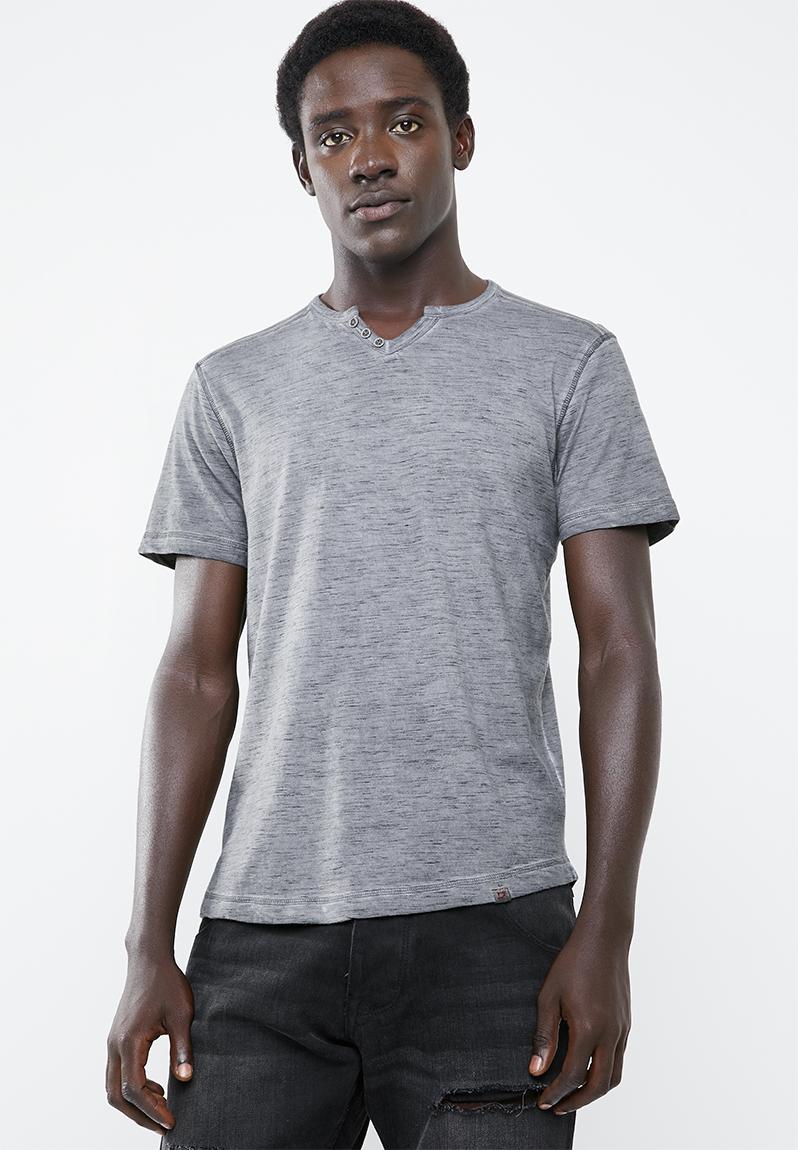 Wash tee - dark grey