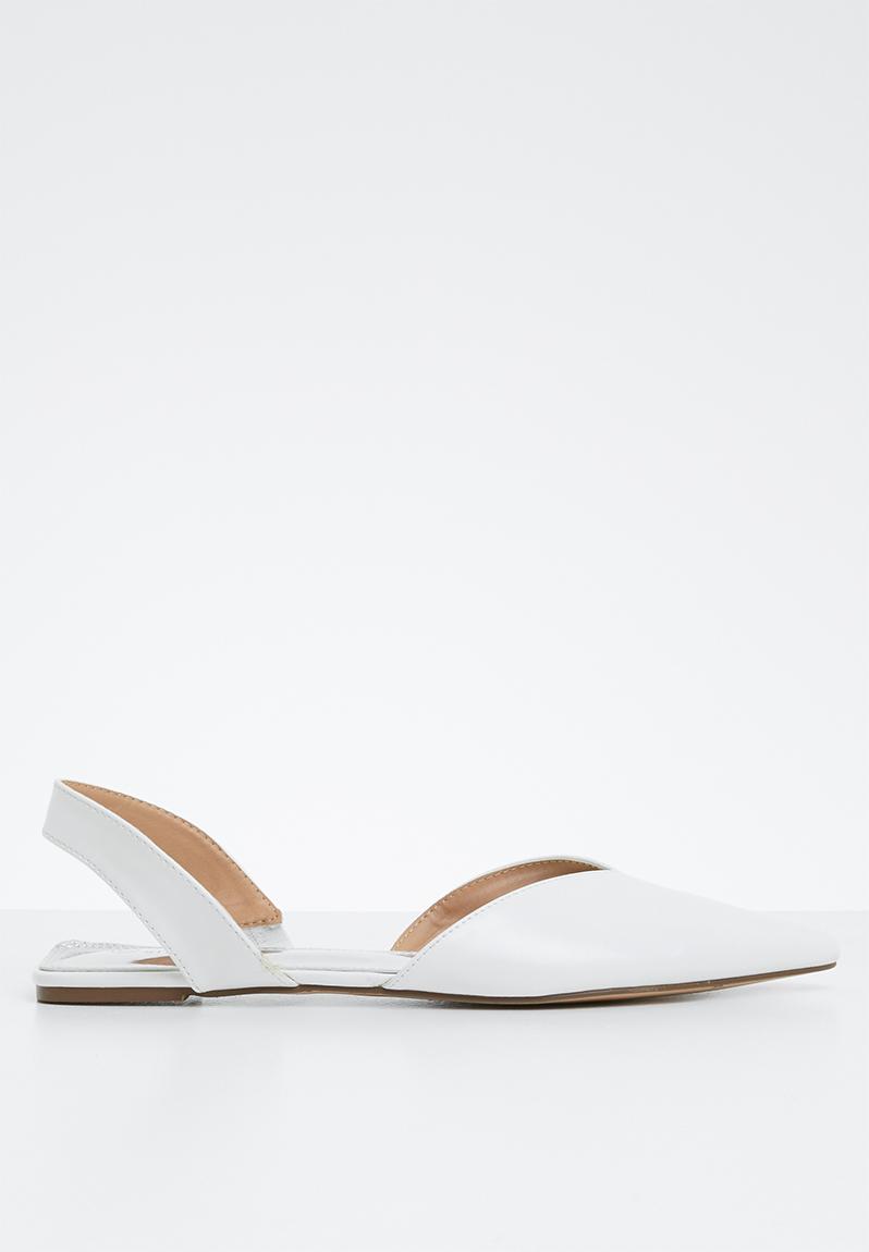 Slingback metallic pumps - white STYLE REPUBLIC Pumps & Flats ...