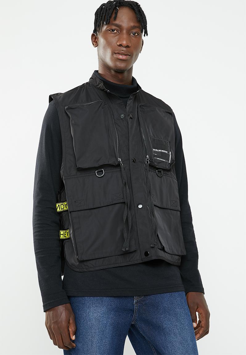 Service vest - black