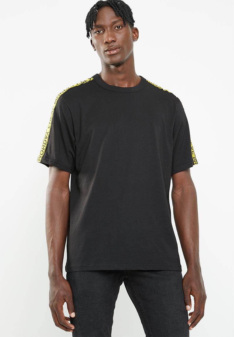 Boxer logo short sleeve tee - black Cheap Monday T-Shirts & Vests ...
