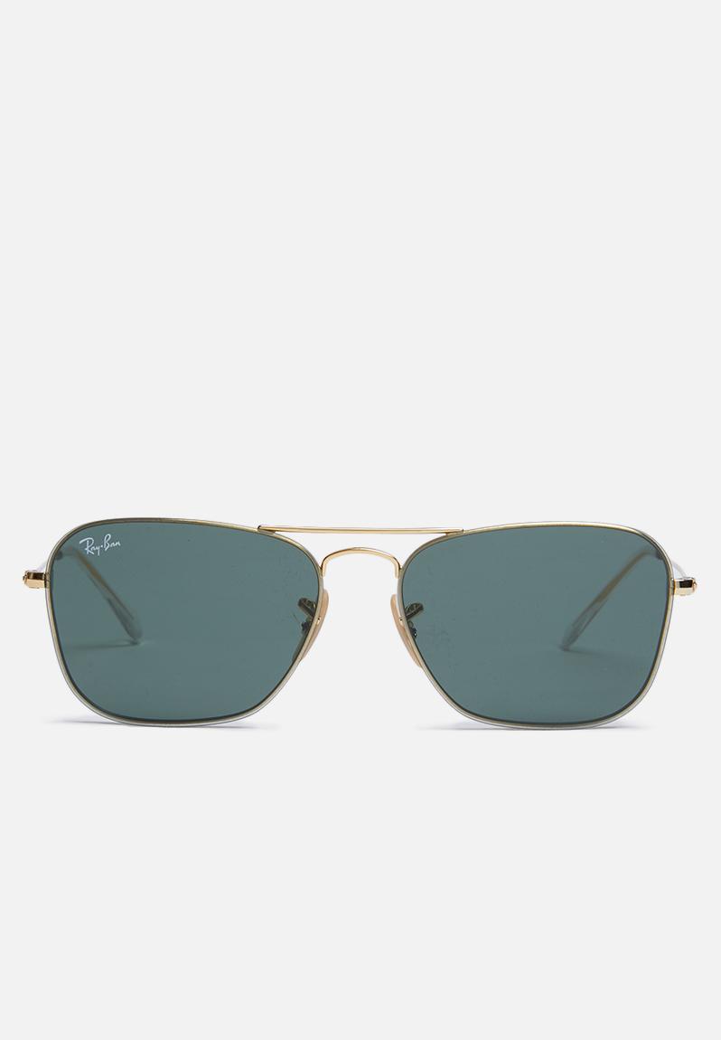 Ray-Ban aviator square sunglasses - gold & green