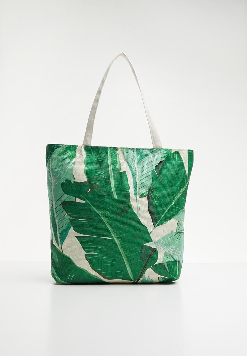 Banana leaf shopper bag - green STYLE REPUBLIC Bags & Purses ...