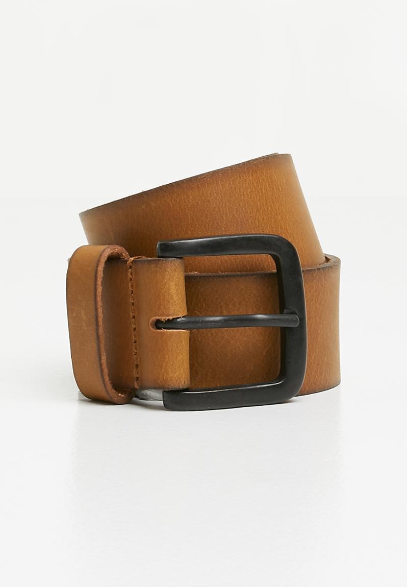 Yezz wide leather belt - tan Superbalist Belts | Superbalist.com