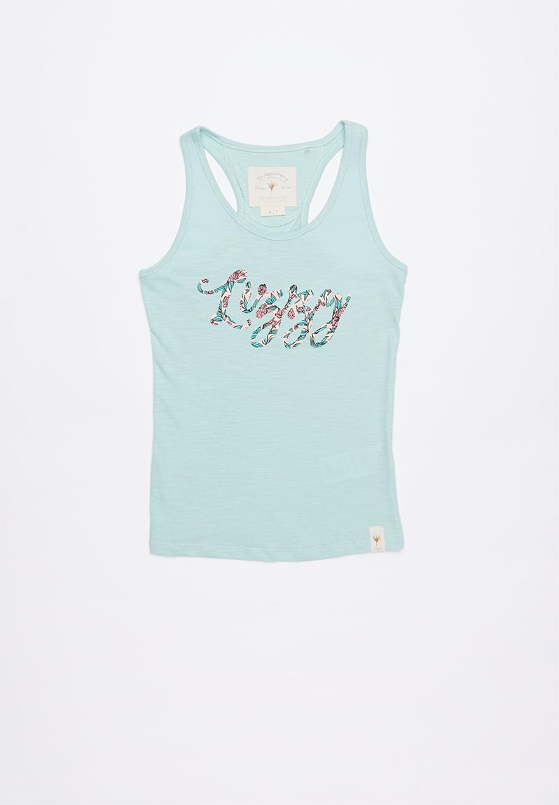 Bodhi printed vest - aqua Lizzy Tops | Superbalist.com