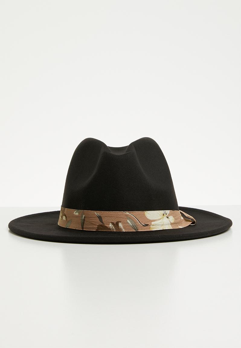 Calista fedora - black Superbalist Headwear | Superbalist.com