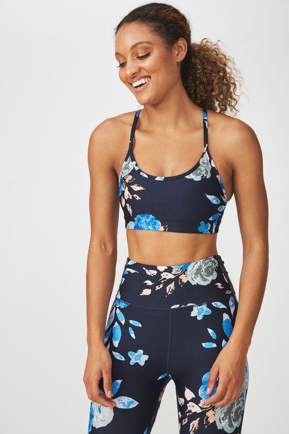 Workout yoga crop - washed romance floral Cotton On Sports Bras ...