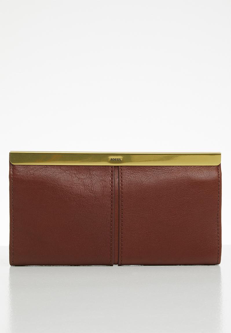 Kayla frame purse - henna