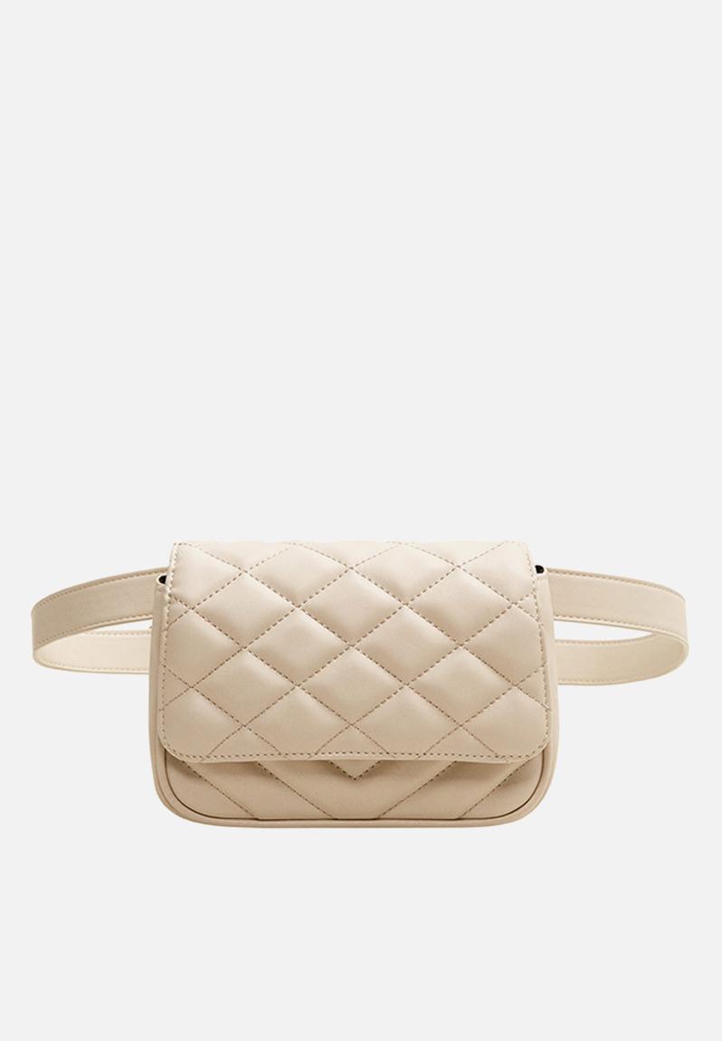 Quilted belt bag - natural white / cream MANGO Bags & Purses ...