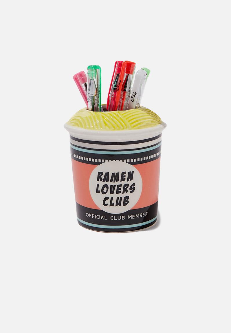 Pen holder - ramen