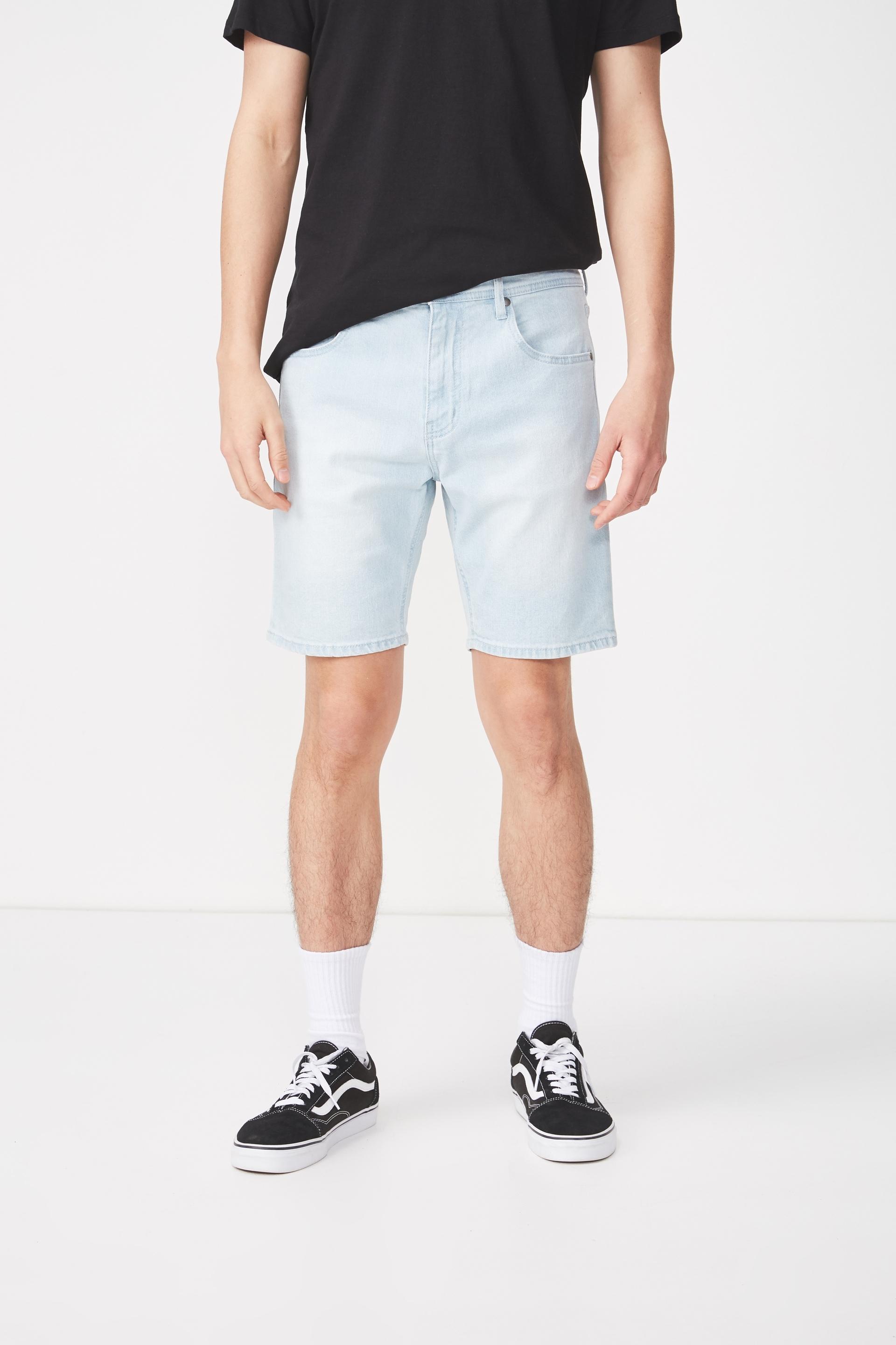 Skinny straight fit shorts - bleacher blue Cotton On Shorts ...