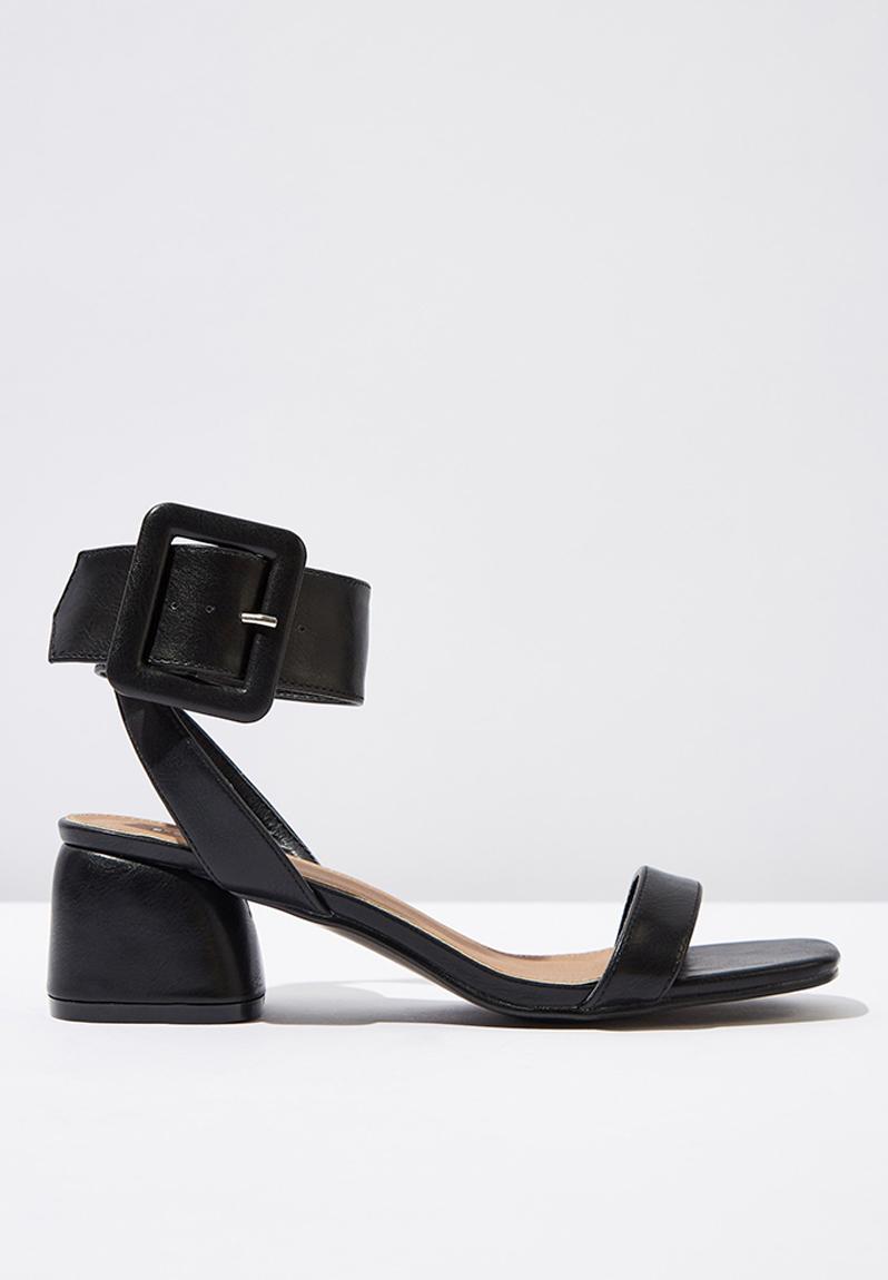 Belle buckle sandal - black smooth Cotton On Heels | Superbalist.com