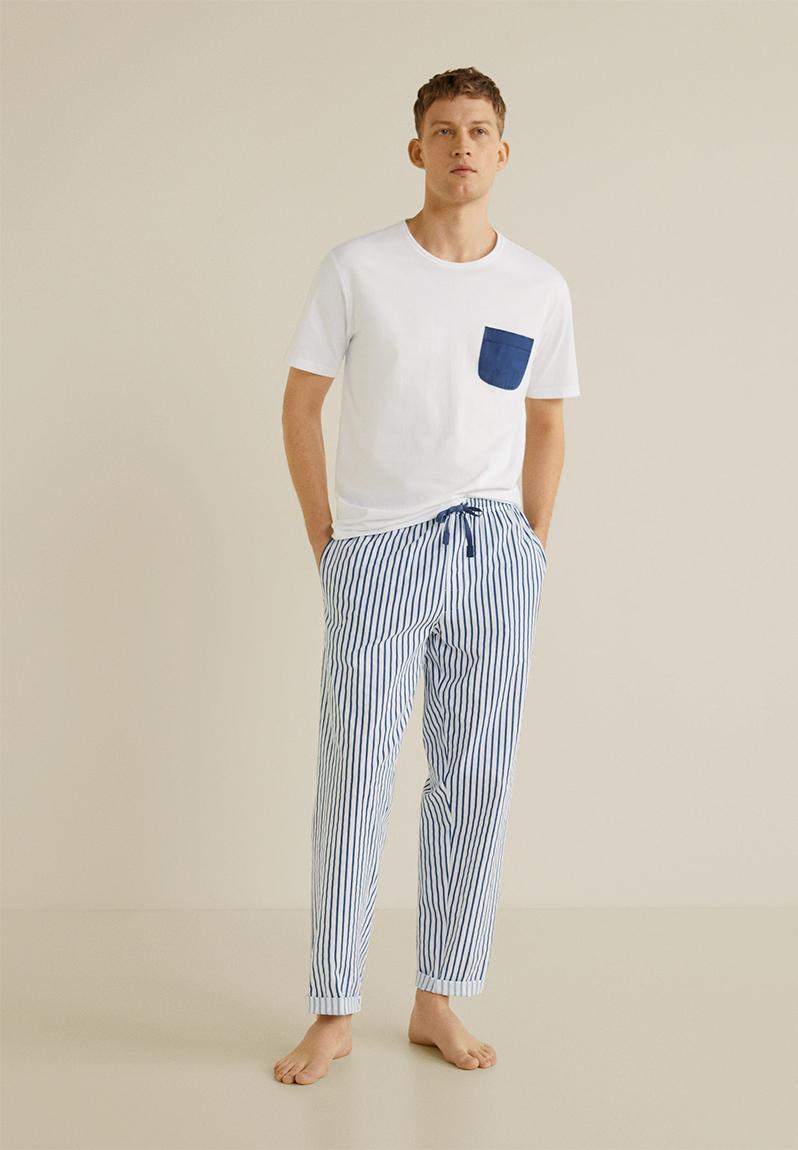 Pyjamarl pijama pack - navy & white MANGO Sleepwear | Superbalist.com