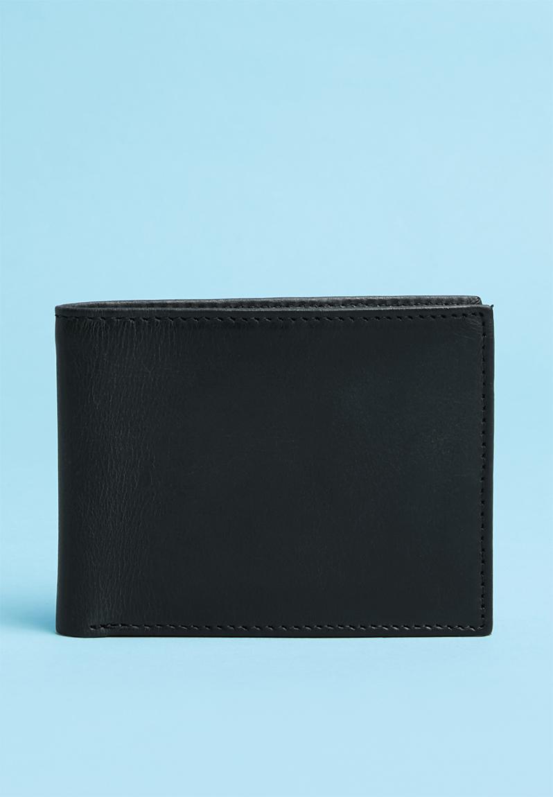 Bifold leather wallet - black Superbalist Bags & Wallets | Superbalist.com