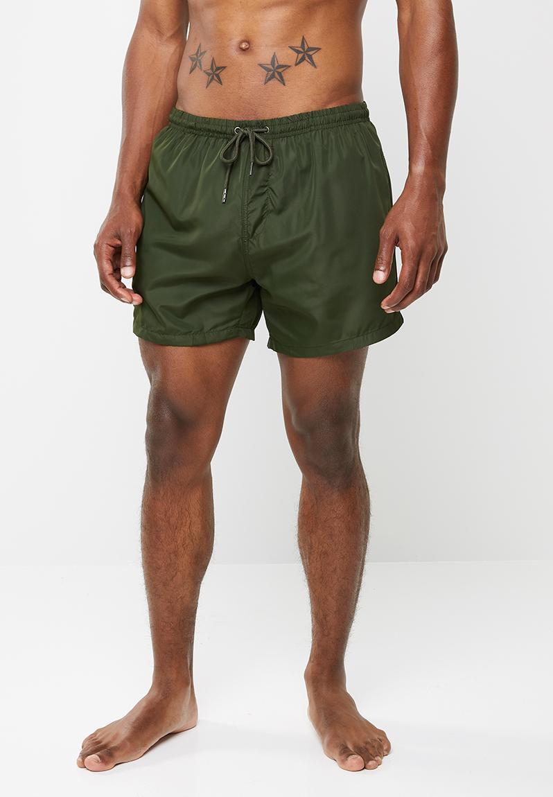 Brink basic swim shorts - khaki Brave Soul Swimwear | Superbalist.com