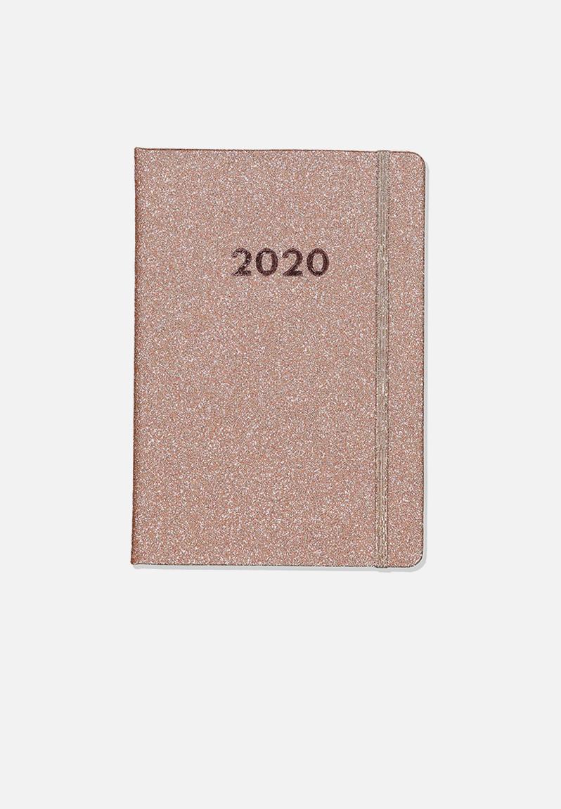 2020 a5 daily buffalo diary - rose gold Typo Notebooks & Diaries ...