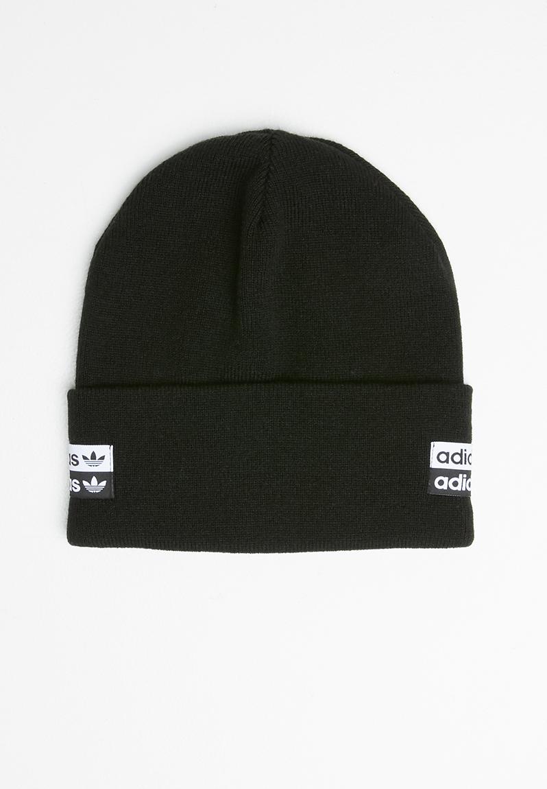 Cuff knit - black & white adidas Originals Headwear | Superbalist.com