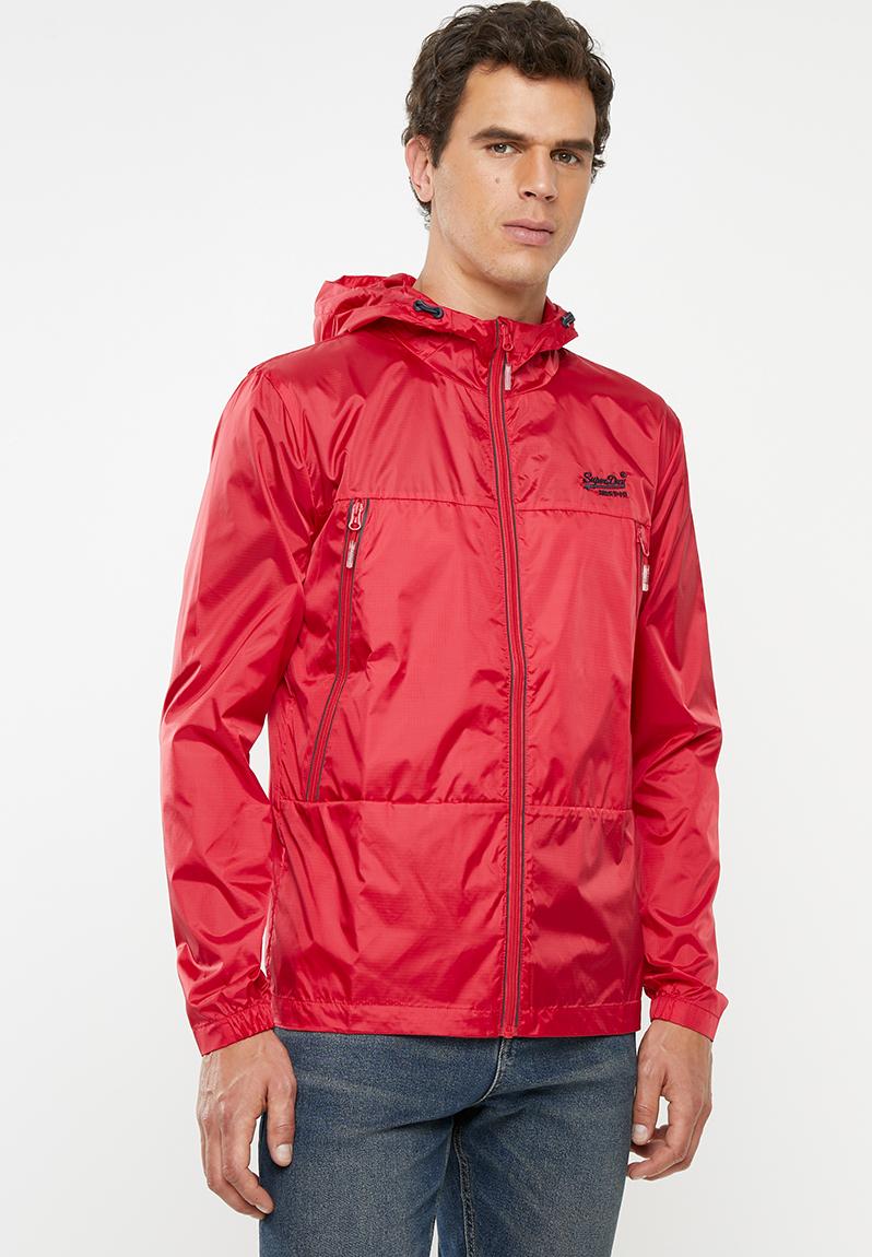 Offshore packable cagoule - true red Superdry. Jackets | Superbalist.com
