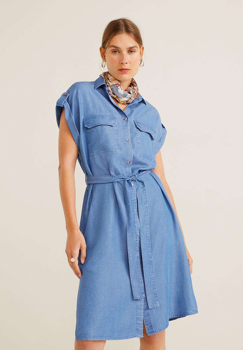 Dress susan - blue MANGO Casual | Superbalist.com