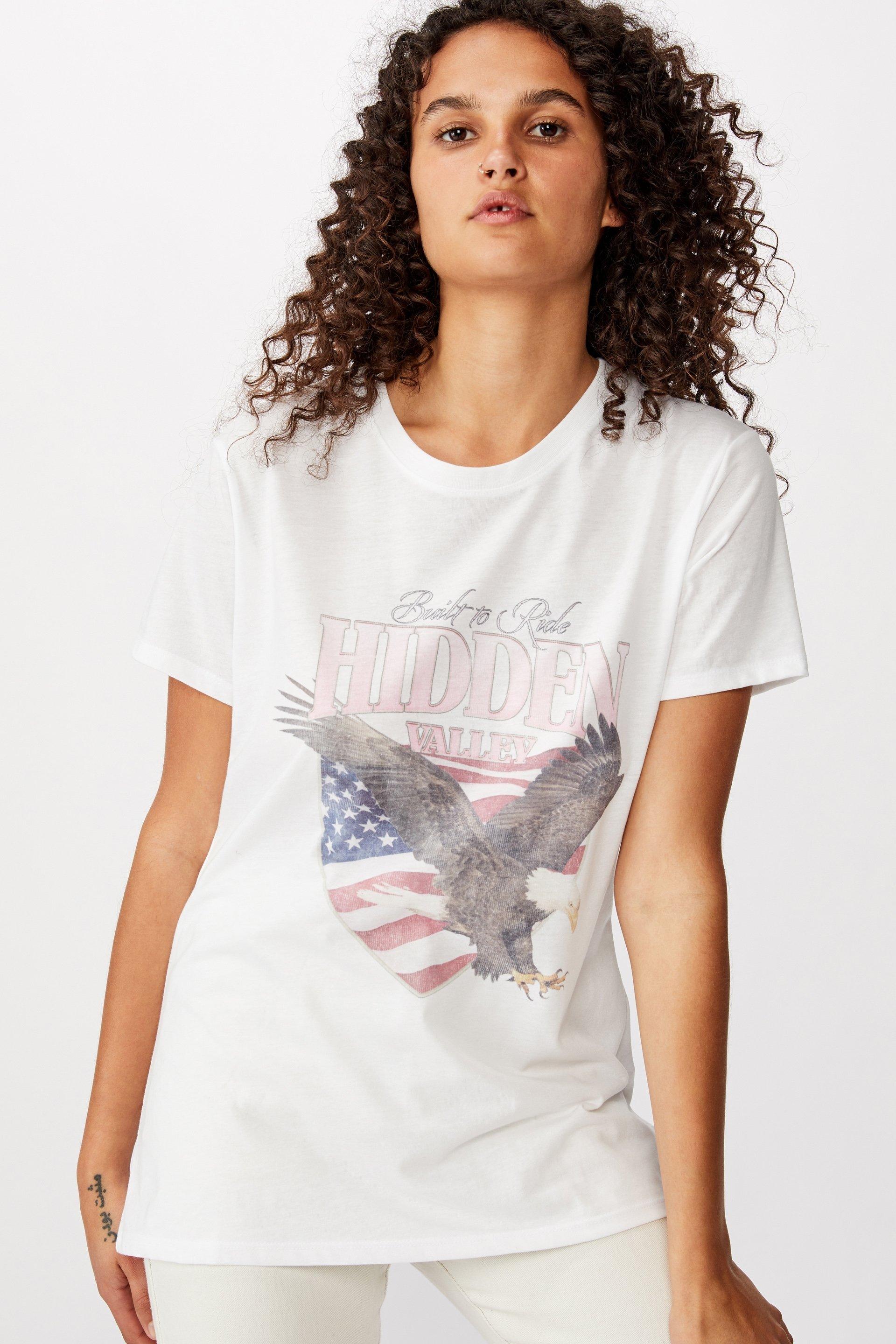 Classic Vintage Tshirt Hidden Valley White Cotton On T Shirts Vests