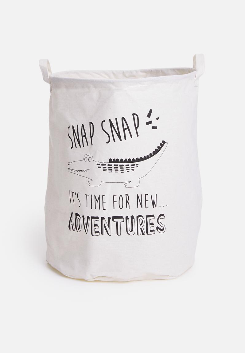 Kids laundry bag - crocodile