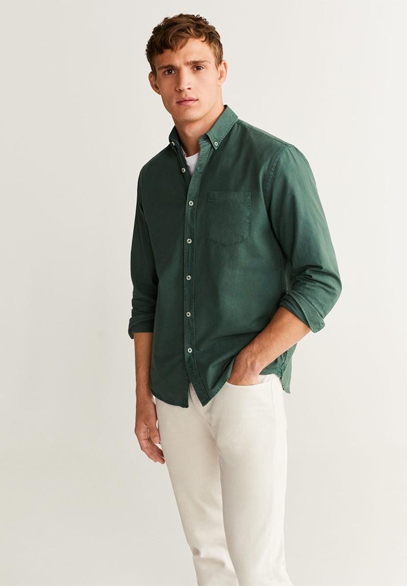 Oxdye shirts - green MANGO Formal Shirts | Superbalist.com