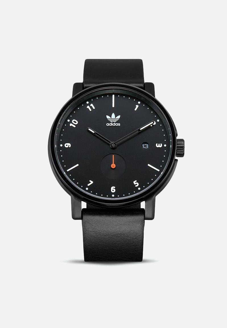 District lx2 - all black/white/orange adidas Watches | Superbalist.com