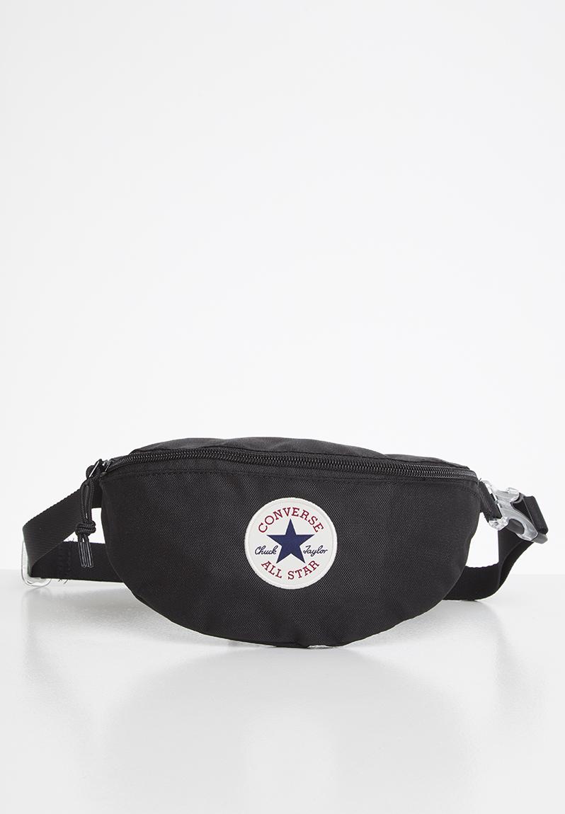 Chuck patch sling pack - black