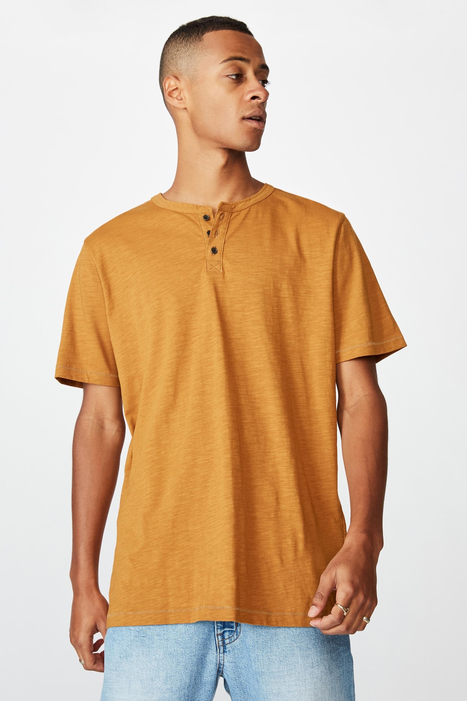 Slub grandad tee - rich camel Cotton On T-Shirts & Vests | Superbalist.com