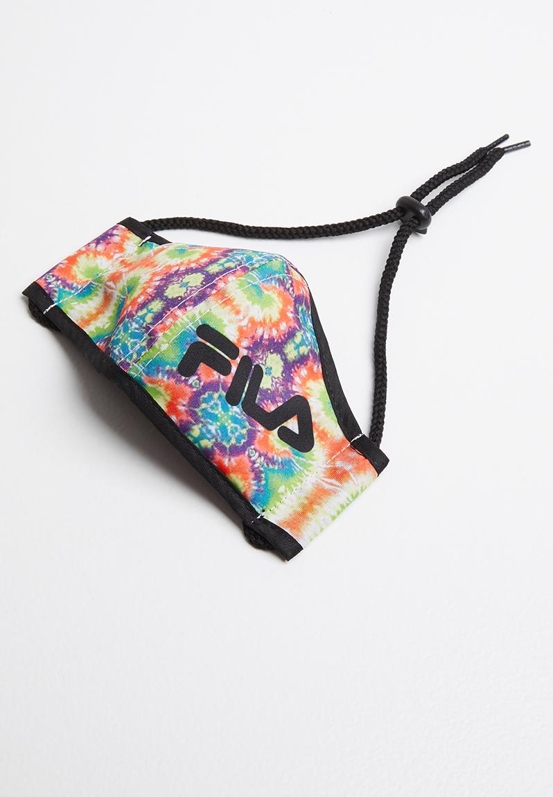 Fiorentina girls face mask - rainbow tie dye FILA Accessories ...