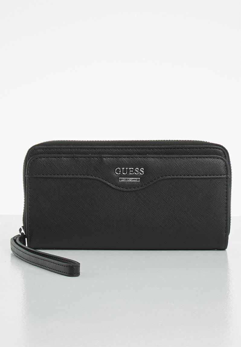 Modesto slg mlti zip w/ wrstlt - black 1 GUESS Bags & Purses ...