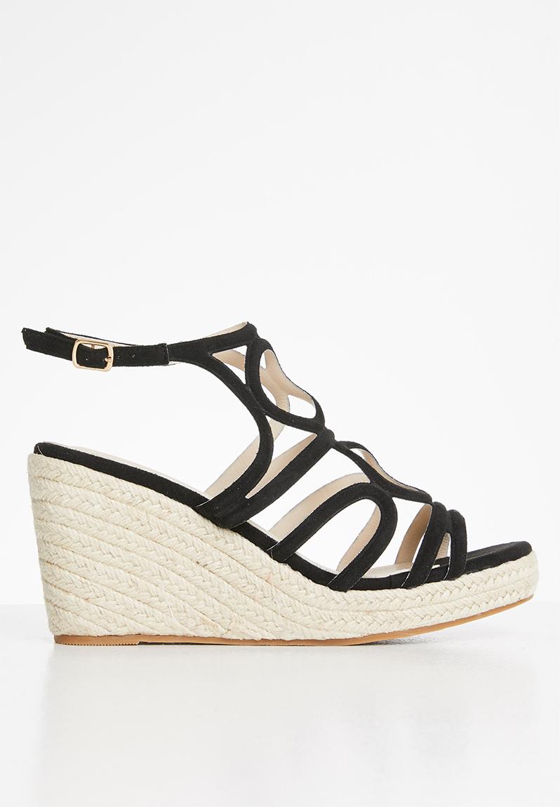 Janelle wedge - black2