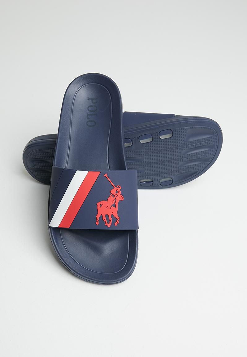 Carl logo pool sandal - navy POLO Sandals & Flip Flops | Superbalist.com