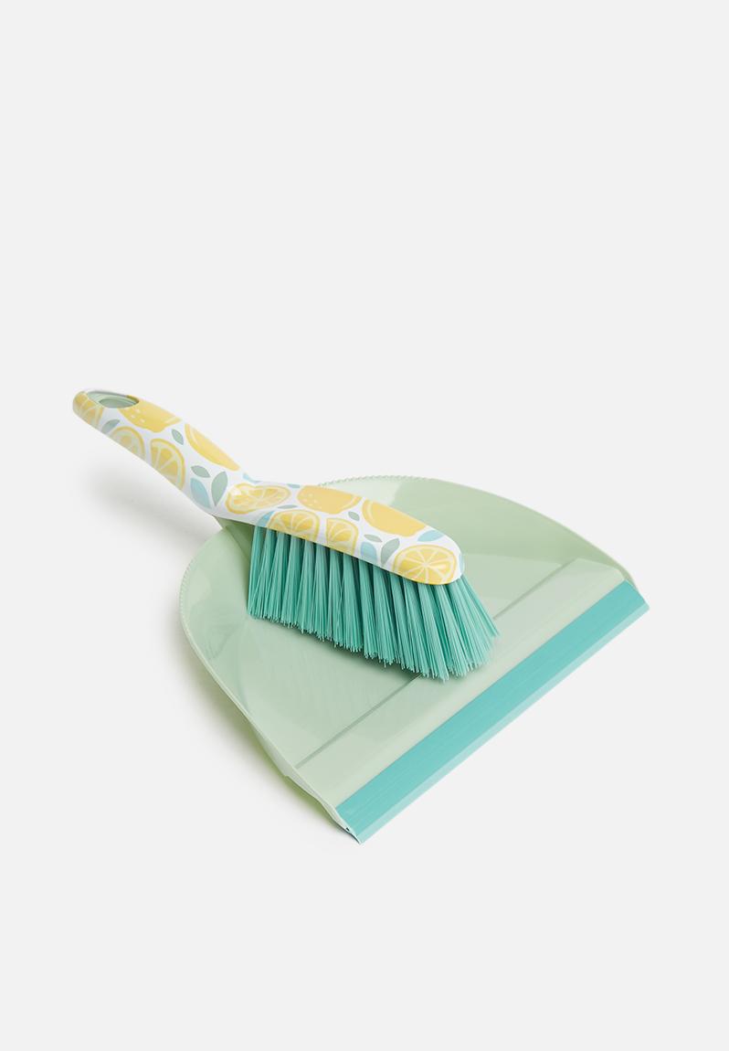 Lemon dustpan & brush set Excellent Houseware Kitchen | Superbalist.com
