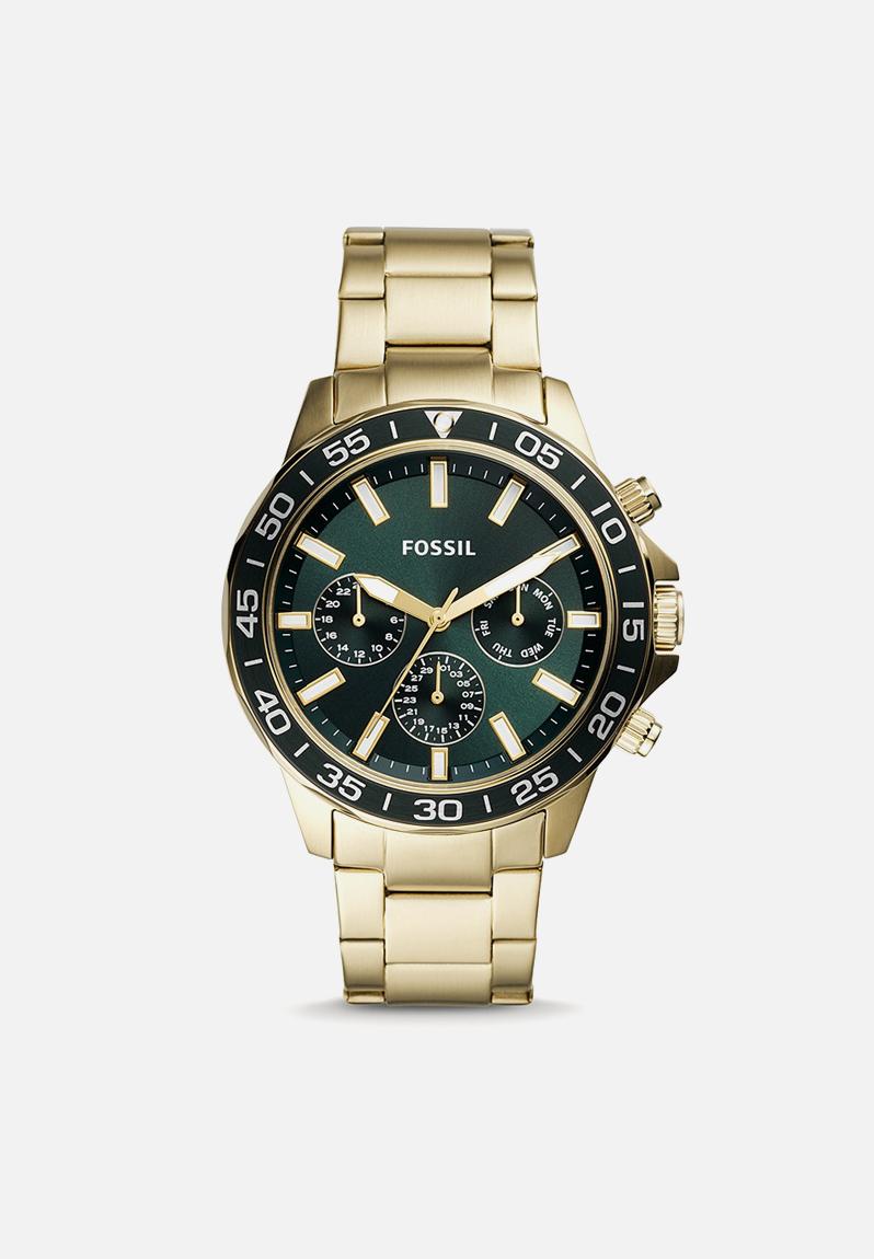 Fossil Men's Bannon Multifunction Gold-Tone Stainless Steel Watch - BQ