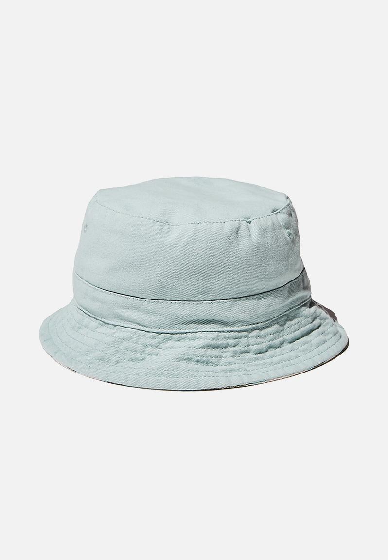 Reversible bucket hat - duck egg stripe Cotton On Accessories ...