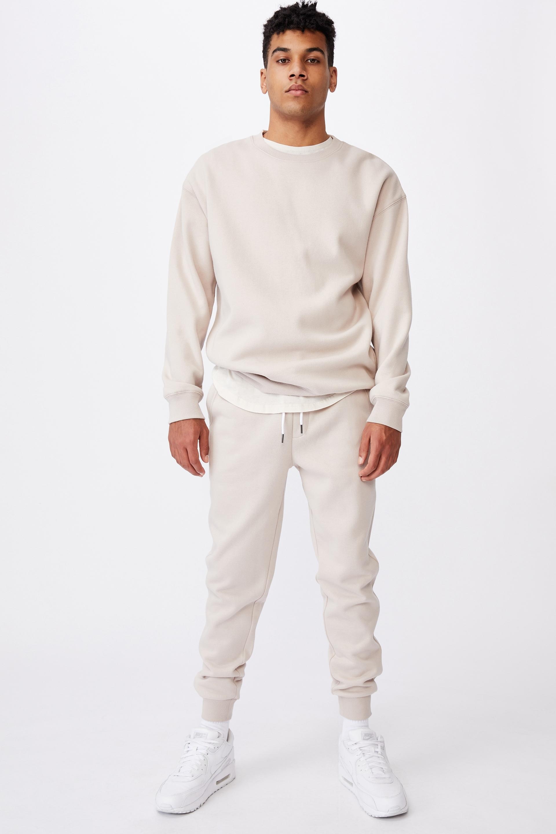 Basic track pant - beige
